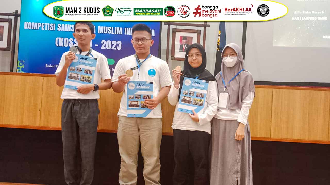 MAN 2 Kudus Raih Medali Perunggu pada Ajang KoSSMI 2023 - MAN 2 Kudus
