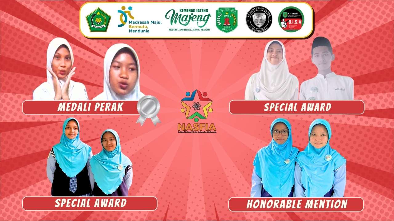 Empat Tim MAN 2 Kudus Borong Penghargaan dalam Ajang NASFIA 2024 - MAN 2 Kudus