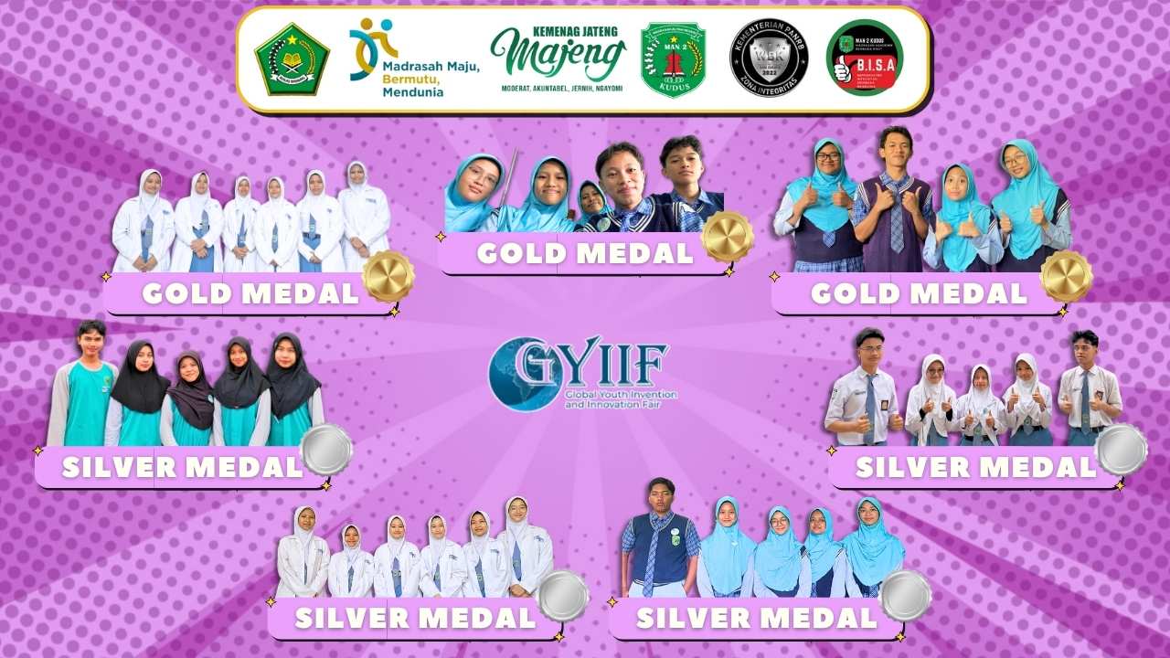 Awal Tahun Tim Riset MAN 2 Kudus Persembahkan Tujuh Medali - MAN 2 Kudus